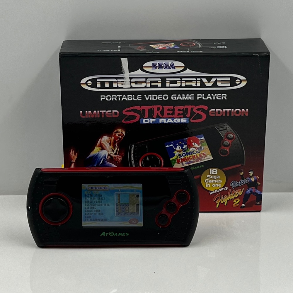 Pre-owned SEGA MEGA DRIVE PORTABLE VIDEO GAME PLAYER LIMITED STREETS OF ...